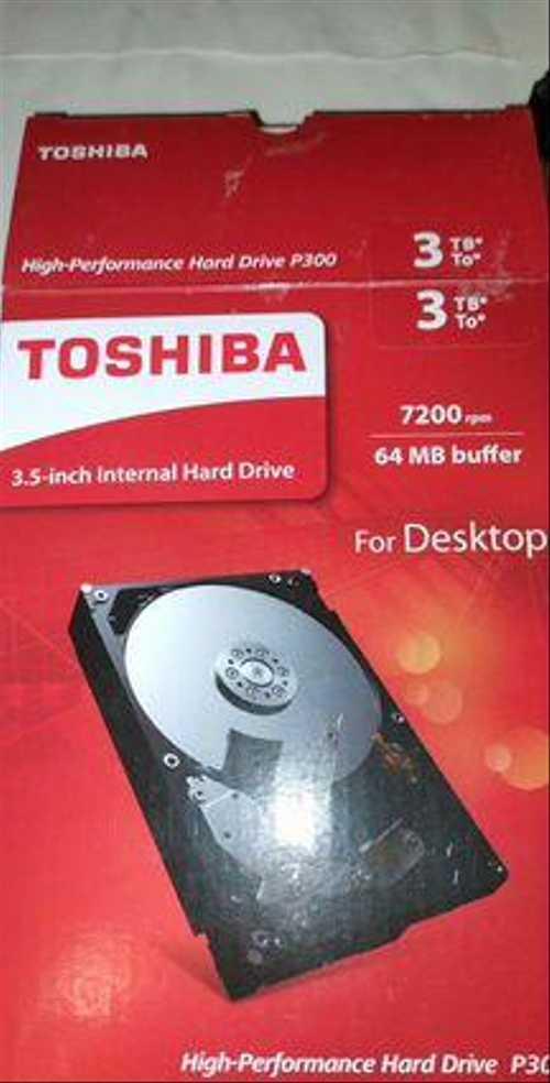 Жёсткий диск HDD toshiba 3TB