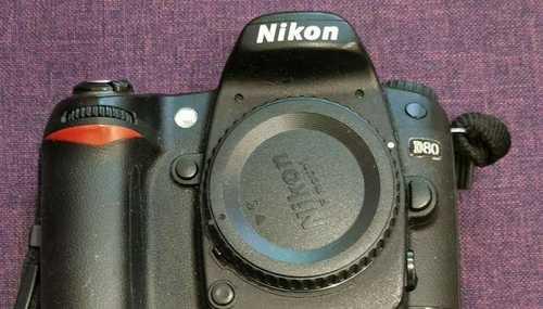 Зеркальный фотоаппарат nikon d80 + оьзектив