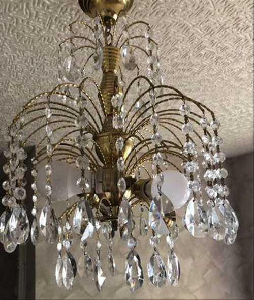 Люстра хрусталь