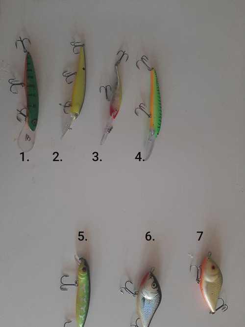 Воблеры Rapala,halko,Bomber,Salmo,Dick