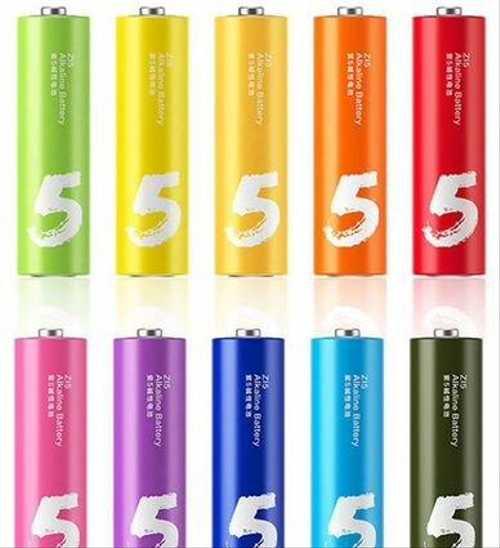 Батарейки алкалиновые Xiaomi (Mi) Rainbow ZI5