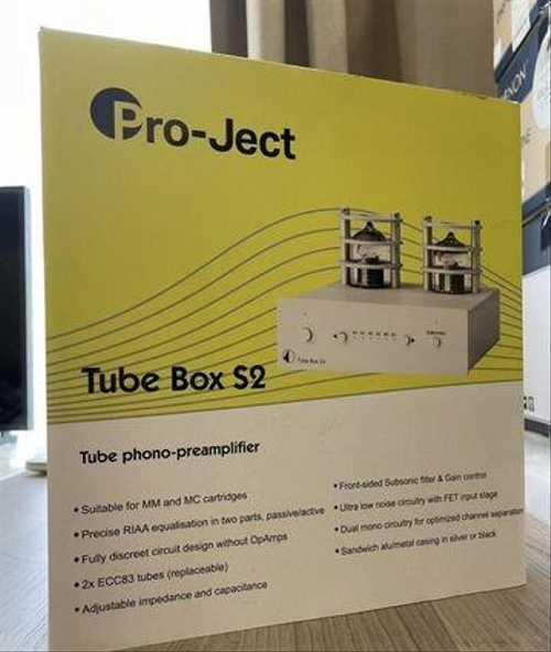 Ламповый фонокорректор Pro-Ject Tube Box S2
