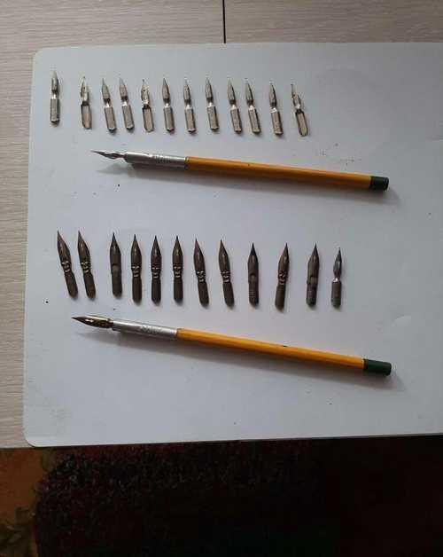 Ручка и перья для письма чернилами