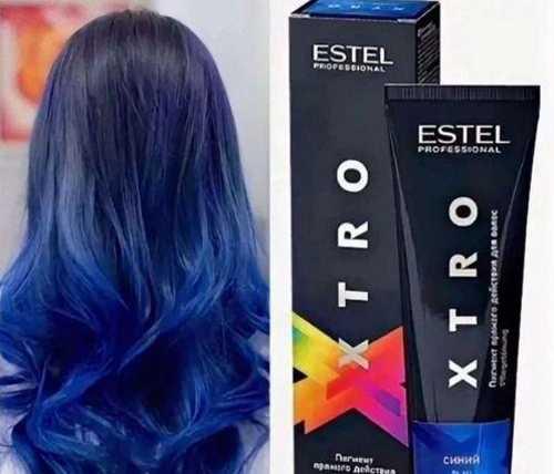 Краска для волос палитра цветов голубой
