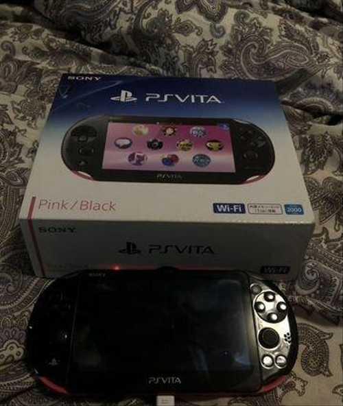 PS Vita Slim Pink/Black PCH-2000