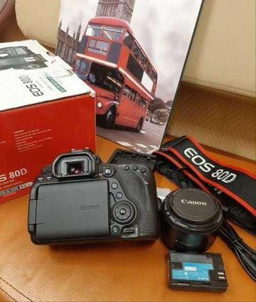 Canon EOS 80D kit 50mm 1.8