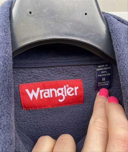 Рубашка wrangler флисовая