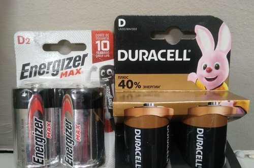 Батарейка LR20 Duracell Energizer size D