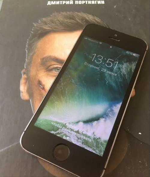 iPhone 5s space gray 16gb рст (А1457)
