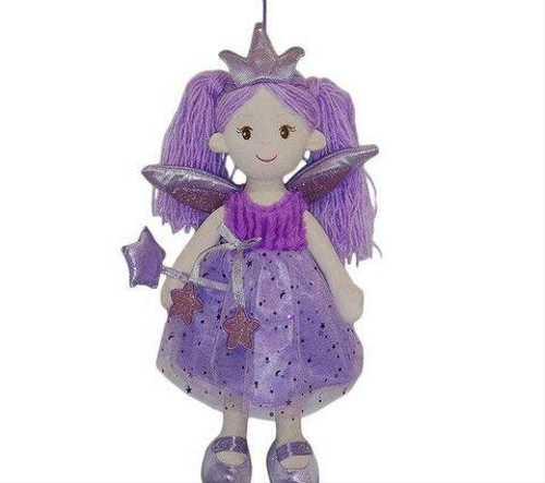 Кукла мягконабивная ABtoys Фея в фиолетовом платье, 45 см (M6049)