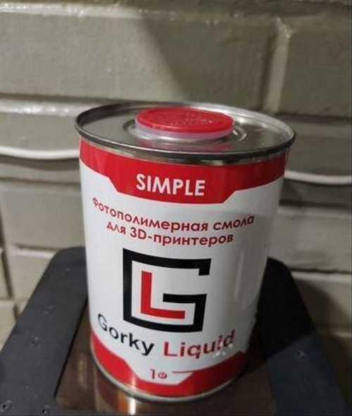 Фотополимерная смола Gorky Liquid Simple красная