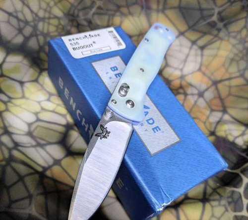 Складной нож S30V benchmade bugout 535 jade G10