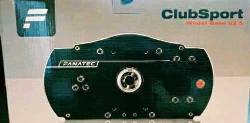 Fanatec clubsport wheel base 2.5 новая