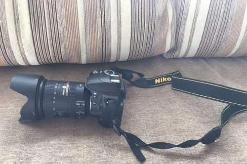 Продаю фотоаппарат Nikon D3100 с обьективом DX AF