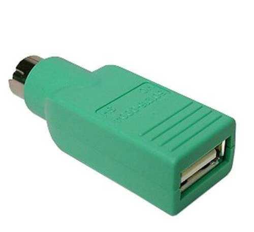 Переходник USB, PS/2 - USB A (f)