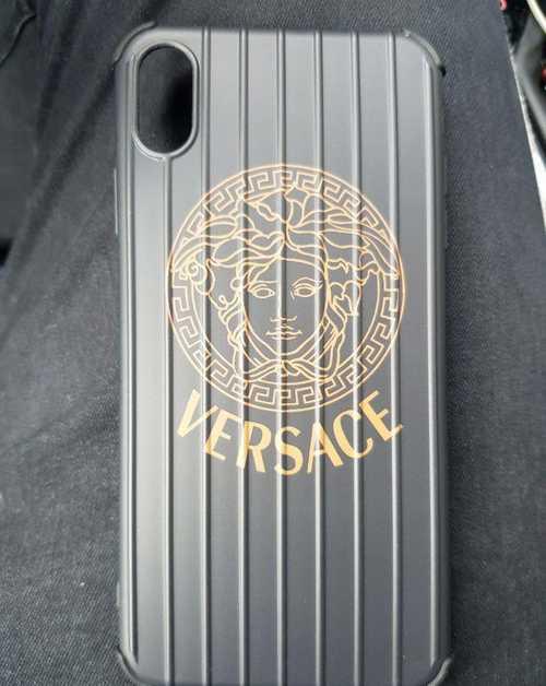 Брендовый чехол бампер versace для iPhone xs max