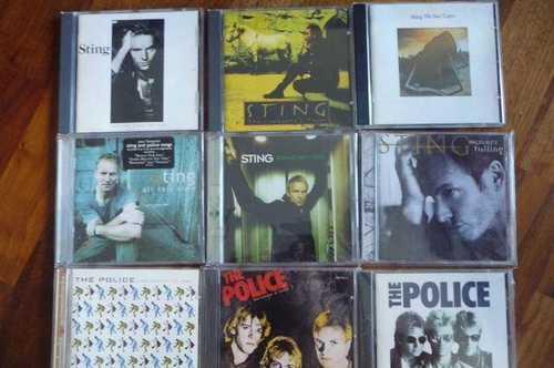 Фирменные диски Roxette, Sting, Chris De Burgh