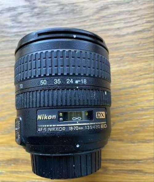 Обьективы Nikon 18-70, 28-80, 70-300, вспышка SB 6