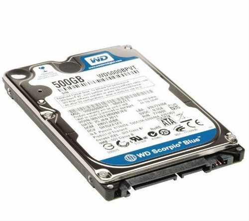 Жесткий диск WD5000bpvt 500Gb, гарантия