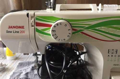 Швейная машина Janome Sew Line 200