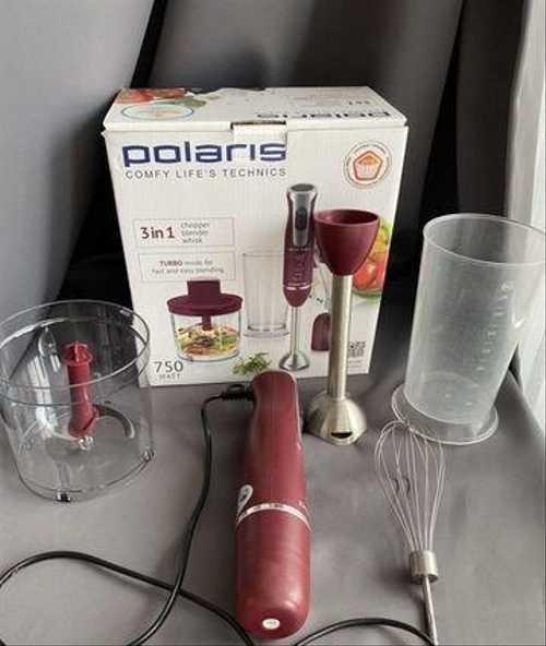 Погружной блендер Polaris PHB 0753 Red