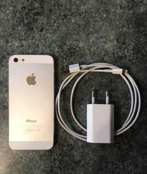 iPhone 5 white&silver 16GB model A1429