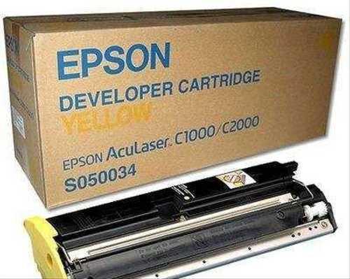 Картридж S050034 для Epson AcuLaser C1000/2000 жел
