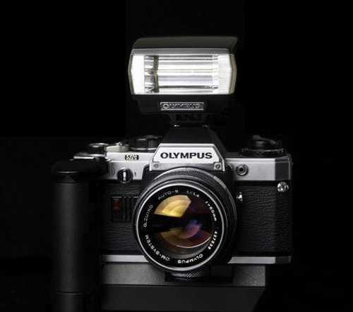 Фотоаппарат пленочный Olympus OM-10 (комплект)