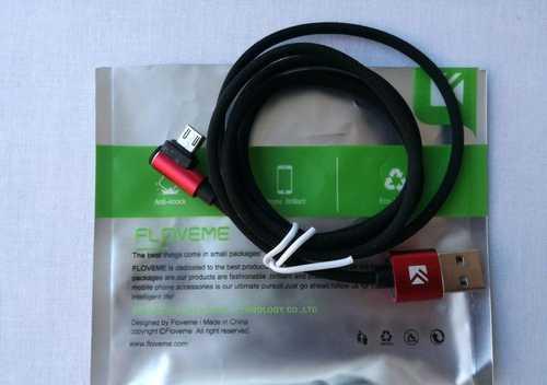 Кабель Micro-USB 2.4A 1.0 м красный
