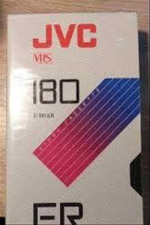 Кассета JVC ER-180. VHS новая