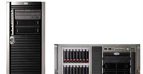 HP proliant ML370 G5 server разбор
