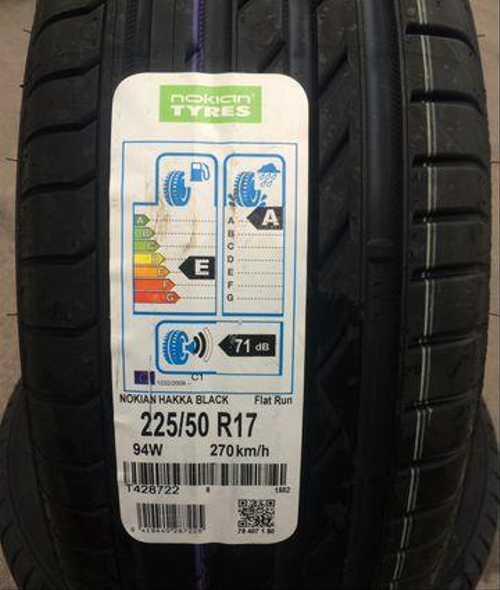 225 50 r17 94w. Nokian Tyres Hakka Black 2 Run Flat 225/50 r17 94w RUNFLAT. Hakka Black 2 RUNFLAT маркировка.