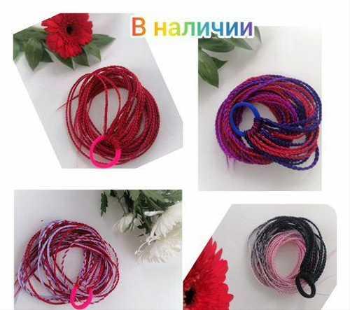 Афрорезинки из канекалона
