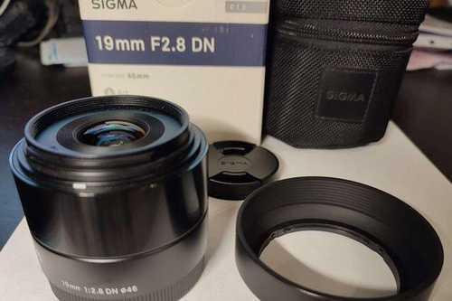 Sigma art 19mm f2.8 DN, для Sony E