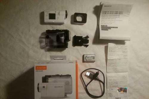 Видеокамера Sony HDR-AS300 + подарок Sony AKA-MCP1