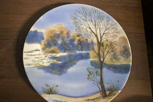 Настенная тарелка семикаракорская керамика