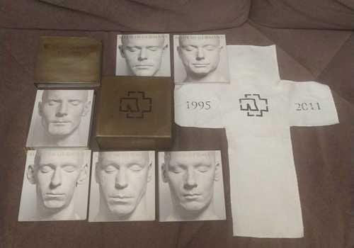 Made in germany 1995 2011. Рамштайн бокс. Рамштайн бокс подарочный. Rammstein made in Germany Box. Открытка Rammstein с автографами.