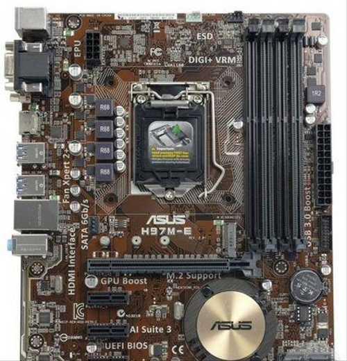 Asus h97m e фото