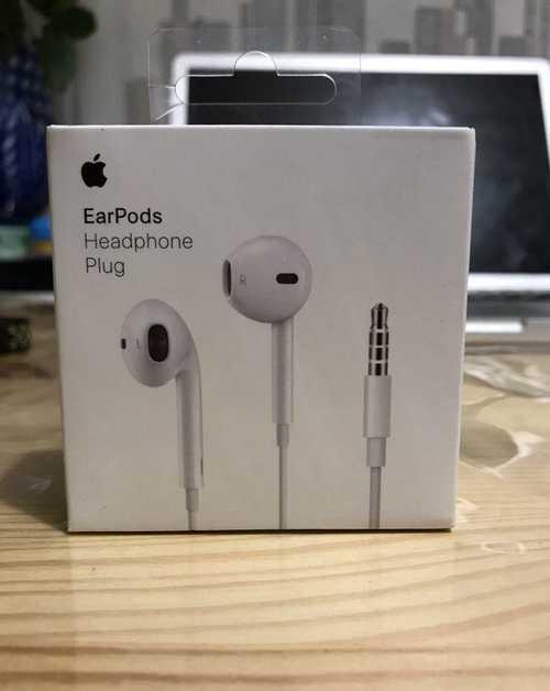 Наушники Apple EarPods with 3.5mm Headphone Plug