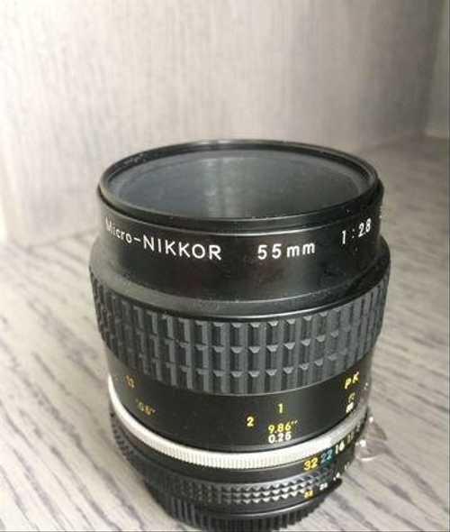Объектив Micro Nikkor 55мм, f 2.8 nikon
