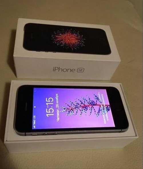 Телефон iPhone SE в наличии 2 шт. черный и розовый