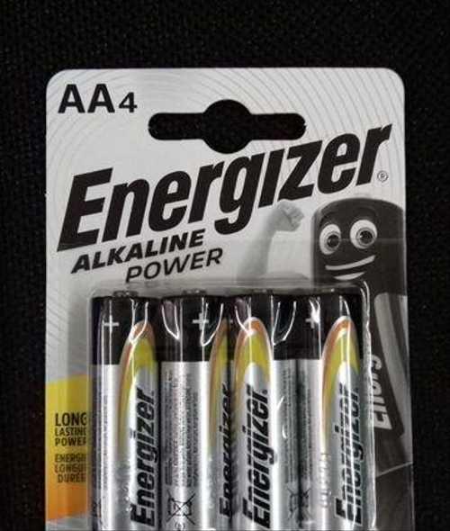 Щелочные батарейки Energizer, аа, 4 шт