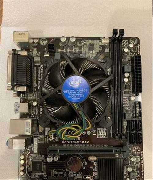 Gigabyte GA-H110M-DS2 + Intel Core i3-6100
