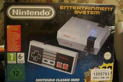 Новая NES Classic Mini не вскрытая