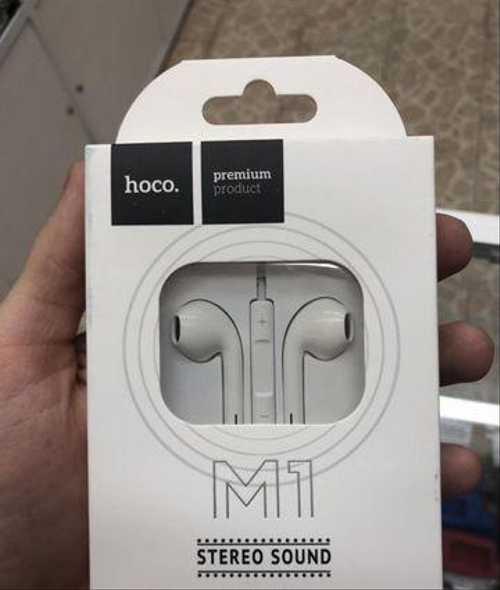 Гарнитура hoco M1 EarPods