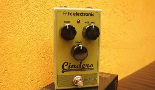 TC electronic cinders overdrive педаль перегруза