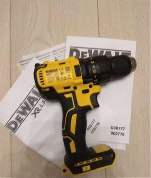 Дрель шуруповёрт DeWalt DCD777n, 18в, 26/65Нм, bl