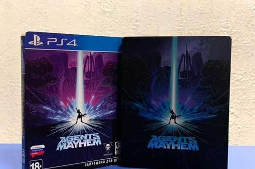 Agents of Mayhem Steelbook для PS4