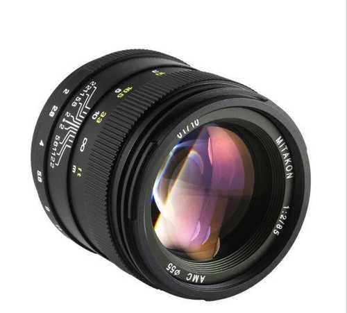 Новый 85mm F2.0 Zhongyi Mitakon фикс