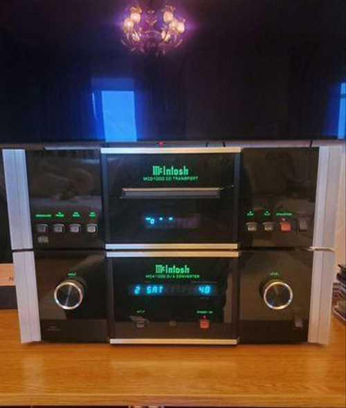 Cd транспорт и цап mcintosh mcd1000 + mcintosh mda